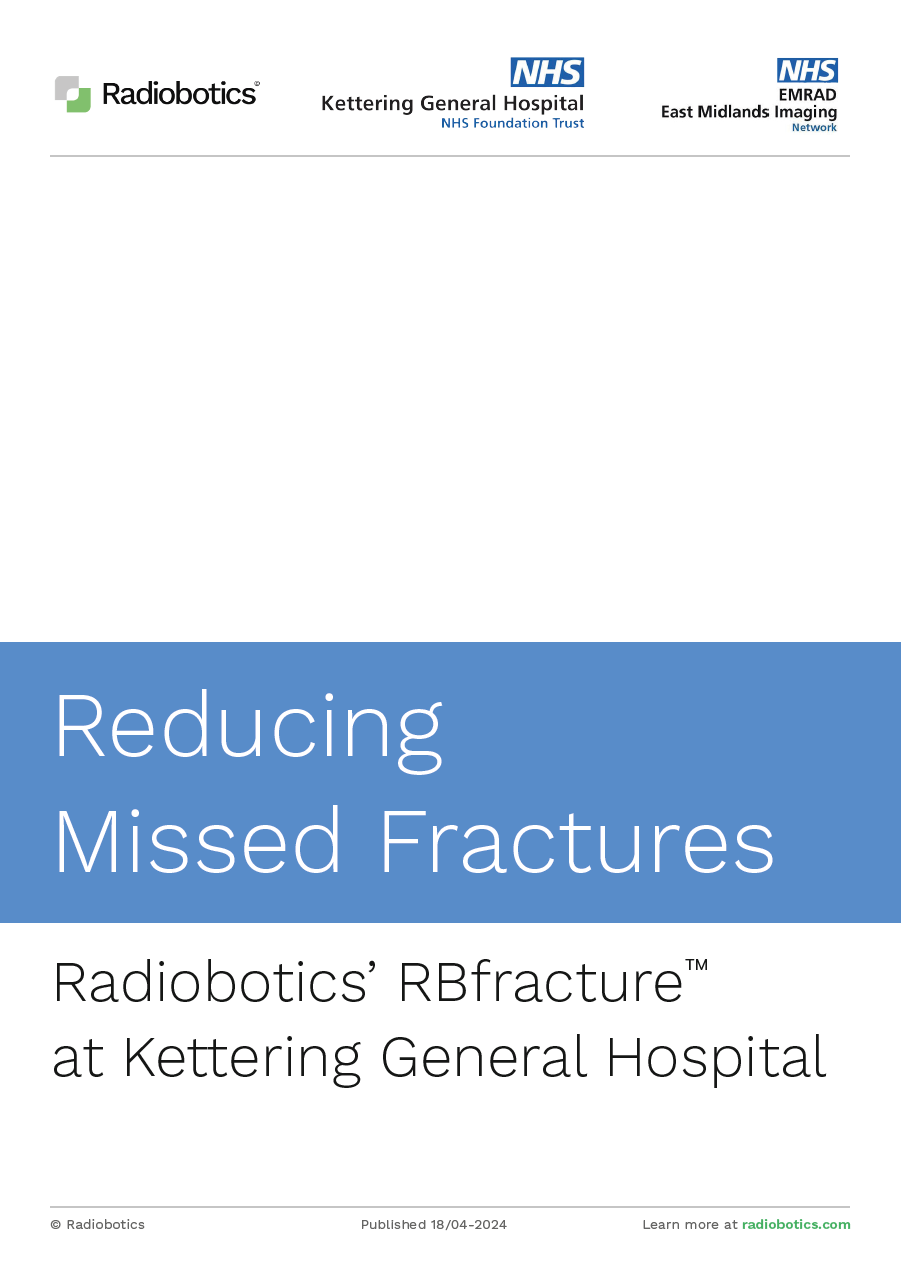 Radiobotics — We Augment Radiology through AI & Machine Learning